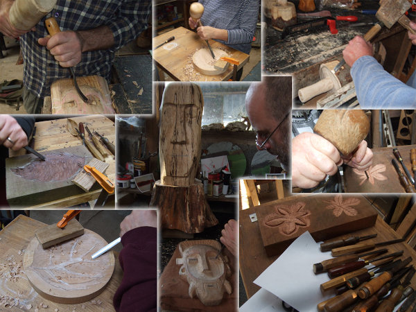 Wood-carving workshops - Nigel Hobbins